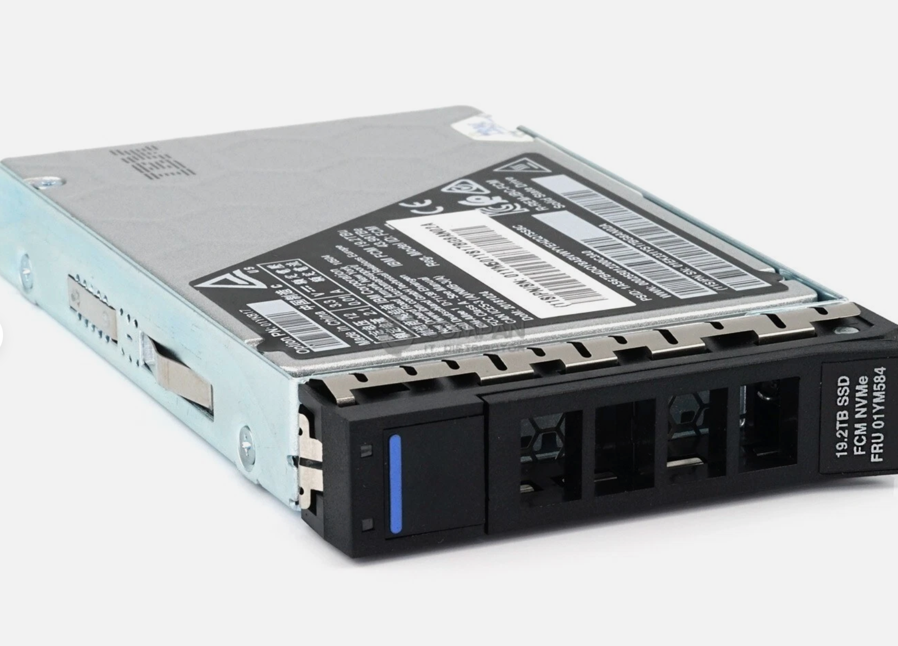 IBM 01YK817 01YM584 IBM 19.2 TBU 43.98 TBE 2.5″ SFF NVME FCM 1.0 DRIVE ...