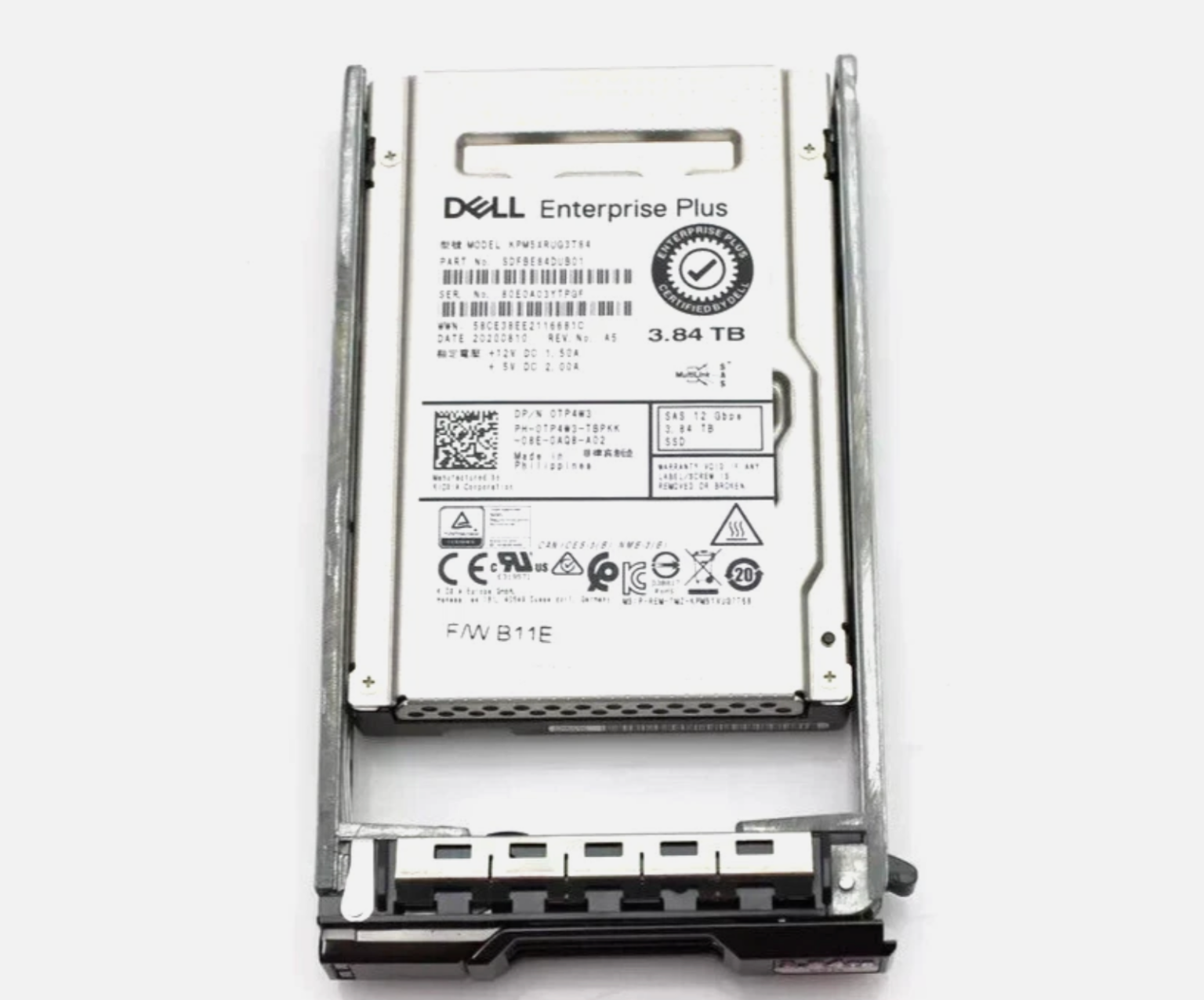 Dell 1.92TB SSD SATA 2.5″ 6G MU TLC D3-S4610 SSDSC2KG019TBR Solid State ...